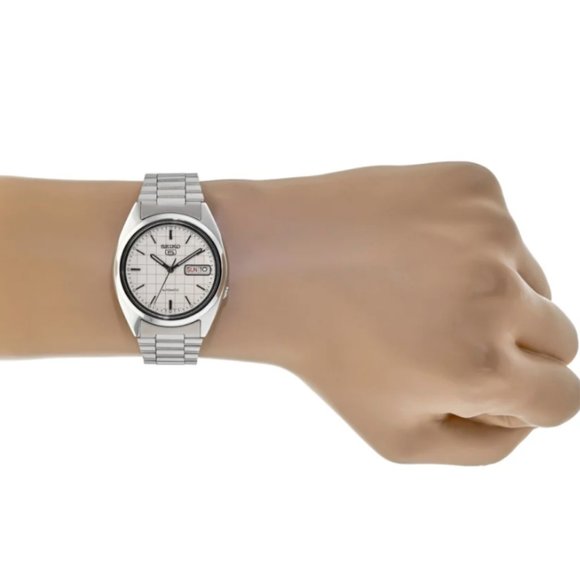 Seiko | Accessories | Seiko 5 Steel Mens 37mm Watch New | Poshmark